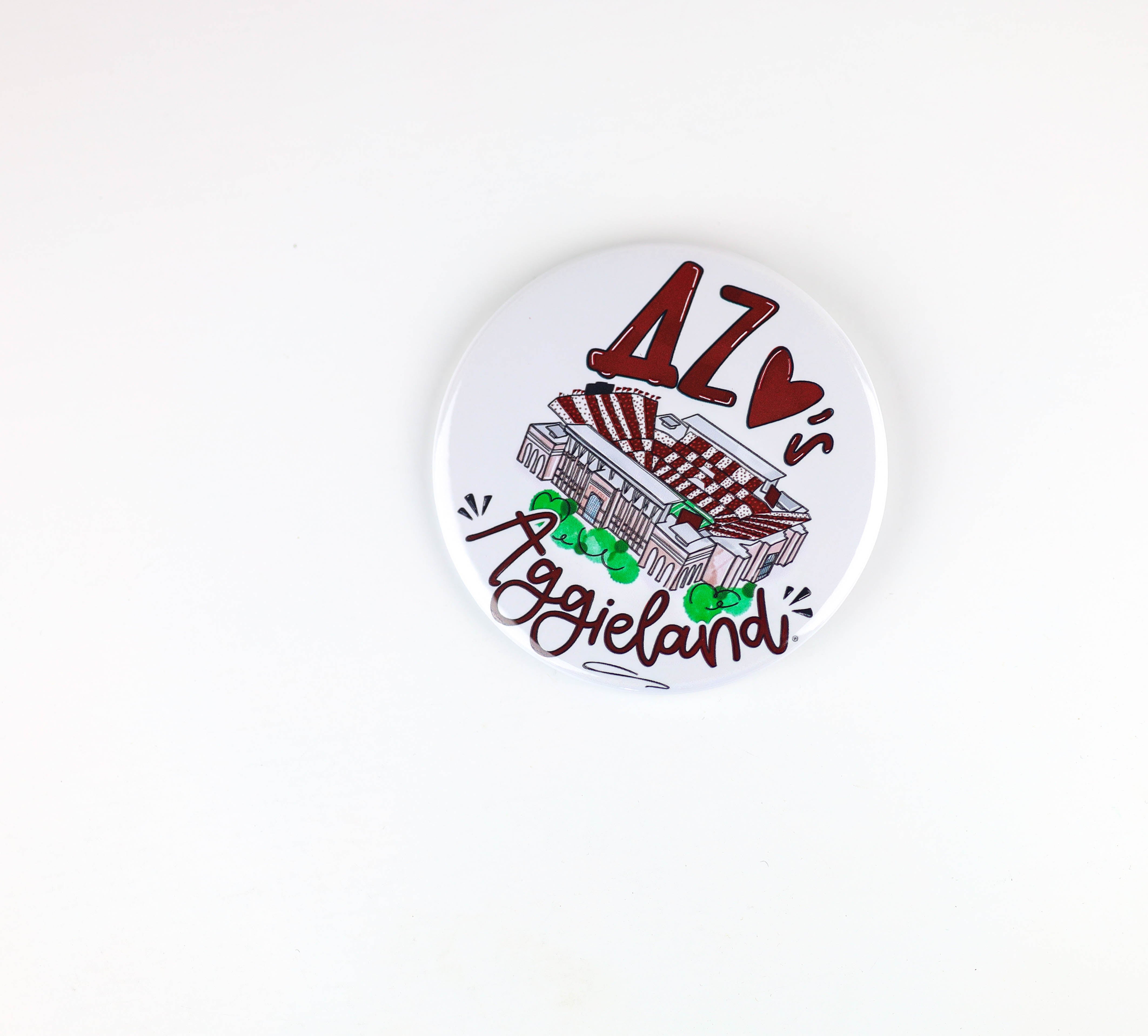 Delta Zeta Sorority Game Day Tailgate Buttons | Game Day Pins | College ...