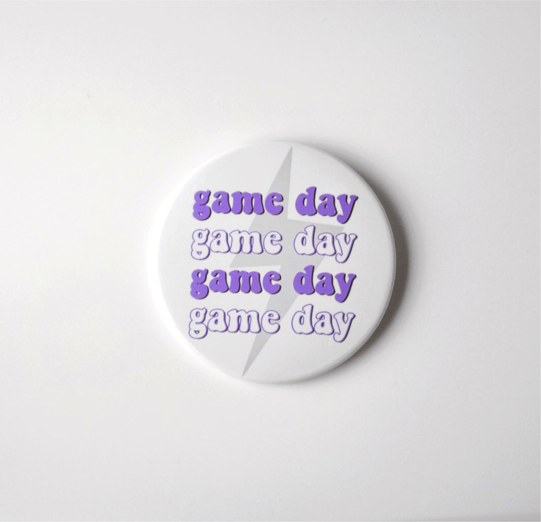 Purple Game Day Buttons – Tailgated Co.